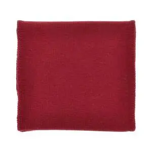 Emporio Armani Wool Scarf With Logo Embroidery