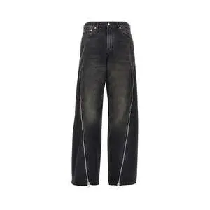 HAIKURE Bonnie Zip Denim Jeans - Black