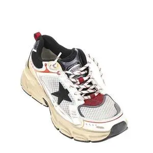 GOLDEN GOOSE Lightstar' Mesh And Leather Sneakers