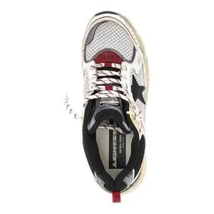 GOLDEN GOOSE Lightstar' Mesh And Leather Sneakers