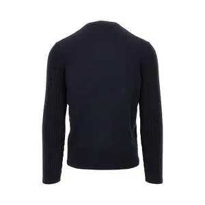 Prada Virgin Wool Sweater With Re-nylon Pocket