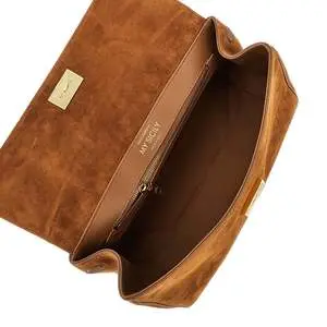 Dolce & Gabbana Suede Leather 'my Sicily' Handbag