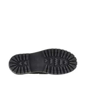 Prada Suede Leather Loafers With Logo And Lug Sole
