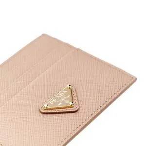 Prada Saffiano Leather Cardholder With Logo