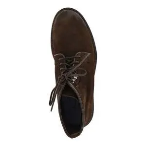 JUAN LACARCEL BY CALCE Suede Leather Lace-up Ankle Boots