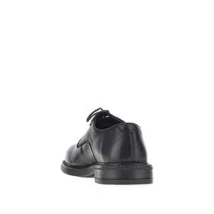 JUAN LACARCEL BY CALCE Grained Leather Lace-up Shoes