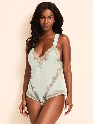 Victoria's Secret Adore Me Maribel Romper - Green
