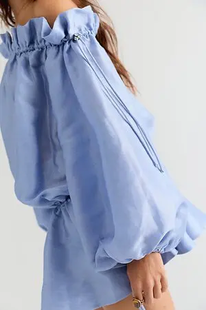 Shona Joy Marlowe Off-the-shoulder Mini Dress