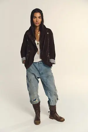 Free People Augusta Velvet Jacket