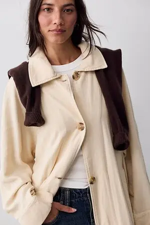 Free People Solstice Linen Duster