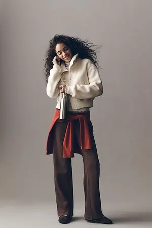 Free People All Star Low-rise Pants - Cocoa
