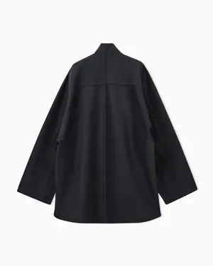 Giorgio Armani Pea Coat In Heavy Double Cashmere With Shawl Collar