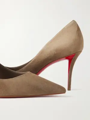 CHRISTIAN LOUBOUTIN Suede Stiletto Pumps