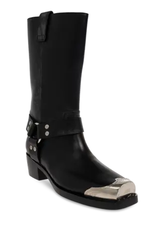 Paris Texas Elsa Mid Calf Heeled Boots