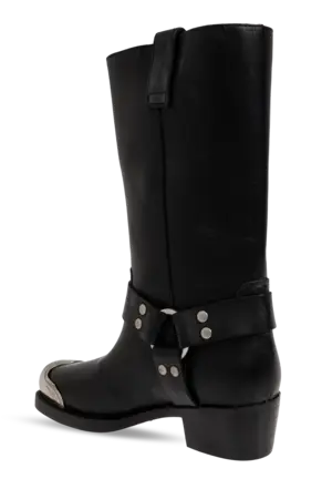 Paris Texas Elsa Mid Calf Heeled Boots