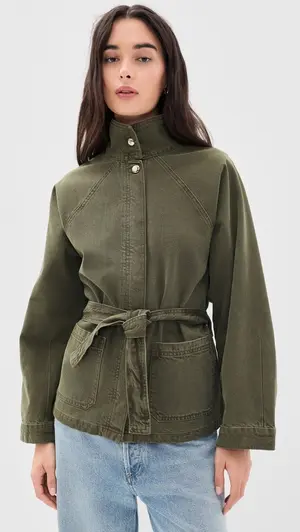 DL1961 Shiloh Belted Denim Jacket