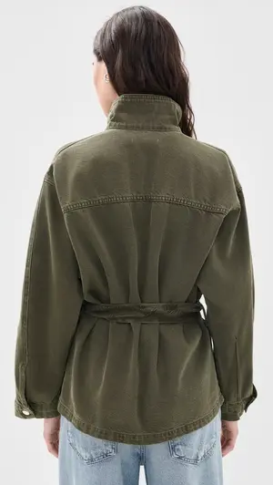 DL1961 Shiloh Belted Denim Jacket