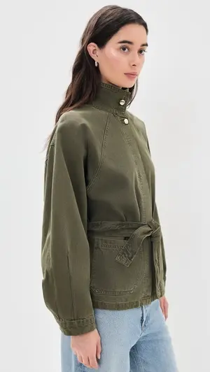 DL1961 Shiloh Belted Denim Jacket