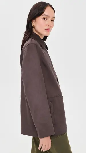 Velvet By Graham & Spencer Wendolyn Faux Suede Jacket