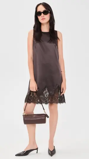 O.P.T Yasmin Dress With Lace Trim