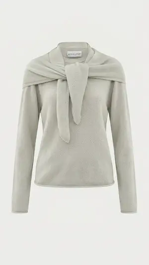 APIECE APART Softest Tissue Scarf Tie Top