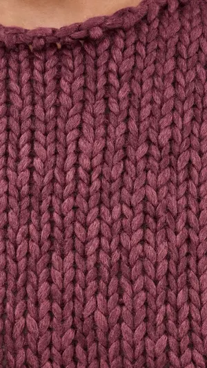Free People Opal Knit Tank Top - Sangria