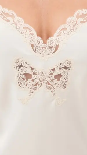 LoveShackFancy Maristella Dress - Alabaster Glow