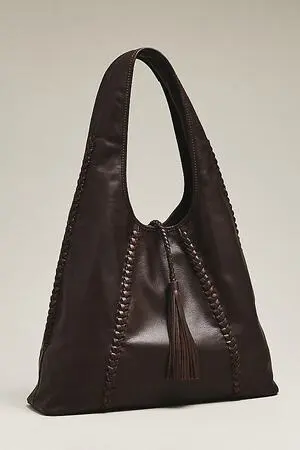 BTB LOS ANGELES Piper Suede Tassel Hobo Bag