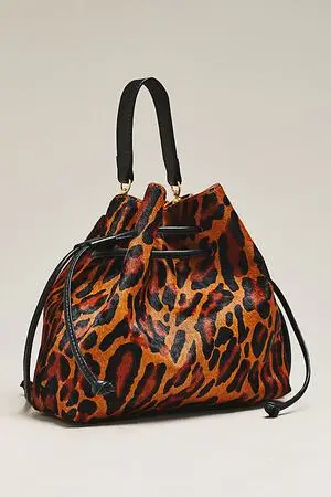 BTB LOS ANGELES Harlow Bucket Bag - Leopard