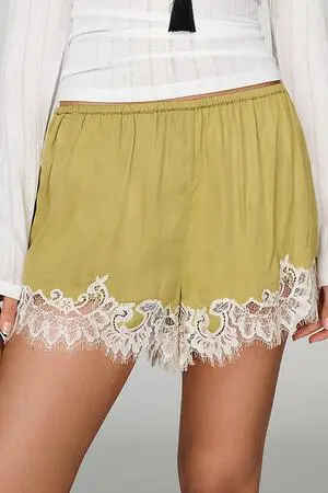 ROCOCO Lace-trim Shorts
