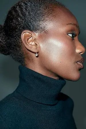 ANTHROPOLOGIE Crystal Bezel Drop Earrings