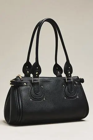 Anthropologie Studded Shoulder Bag - Black