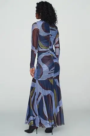 HUTCH Gael Mesh Maxi Dress