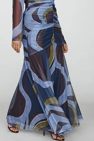 HUTCH Gael Mesh Maxi Dress