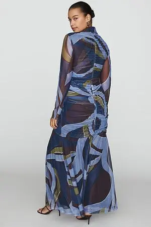 HUTCH Gael Mesh Maxi Dress