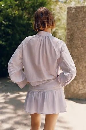 SNDYS. Kendall Cotton Silk Skirt