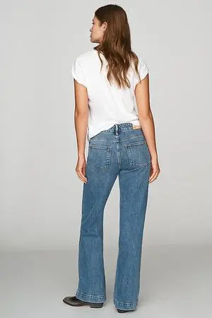 Paige Leenah " High-rise Flared Jeans