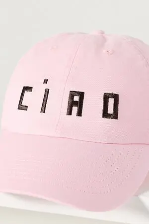 Clare V. Ciao 100% Cotton Baseball Cap