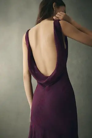 Bhldn Velvet Burnout Maxi Dress