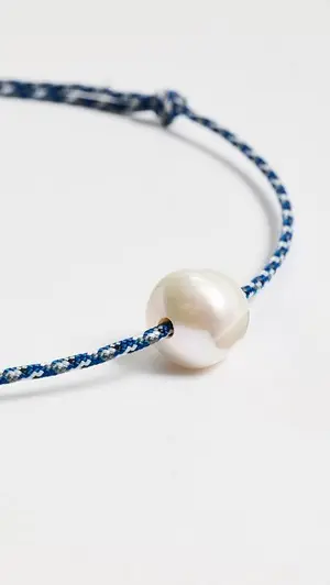 Zoe Chicco Baroque Pearl Paracord Necklace - Multi