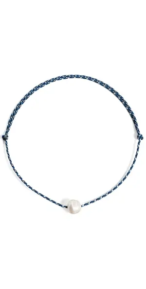 Zoe Chicco Baroque Pearl Paracord Necklace - Multi