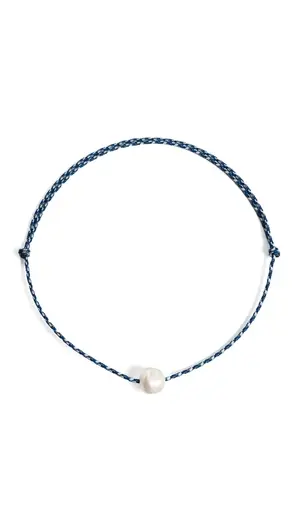 Zoe Chicco Baroque Pearl Paracord Necklace