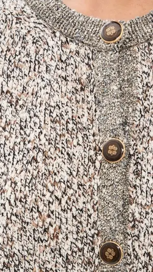 Veronica Beard Rexton Cardigan - Dove Multi