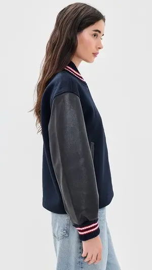 Rag & Bone Scarlet Varsity Jacket