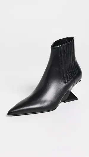Attico Cheope Ankle Boots - Black