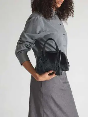 ATP ATELIER Ormelle Pony/leather Top Handle Bag