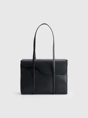 ATP ATELIER Abriola Grained Leather/leather - Black