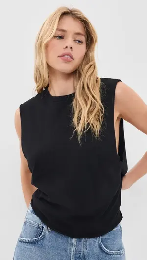 RE/DONE Susan Tee - Black