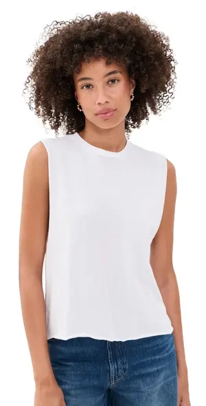RE/DONE Susan Tee - Optic White