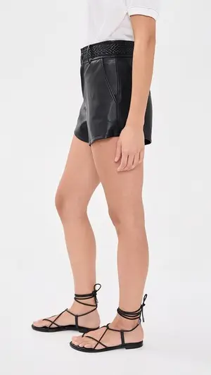 L'Agence Virelle Braided Shorts